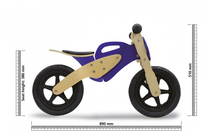 Jamara - Balanscykel - Loopfiets Motor Junior Blå