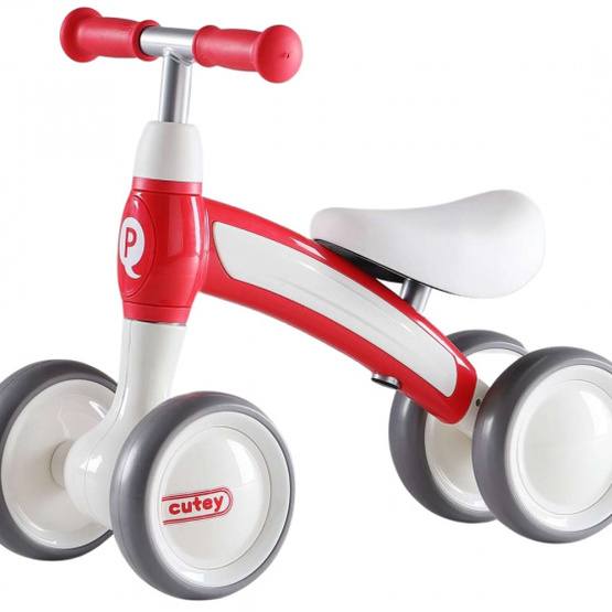 Qplay - Cutey Ride On Röd/Vit - Q Play - Litenleker.se