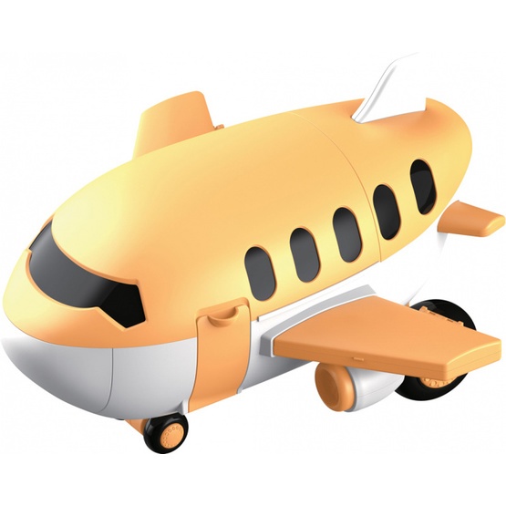 Luna - Leksakskök Flygplan Orange 38 Delar