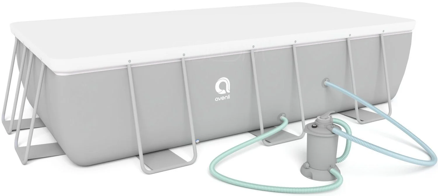 Avenli Frame Pool 400X200X99 Cm Med Sandfilterpump - Komplett Set