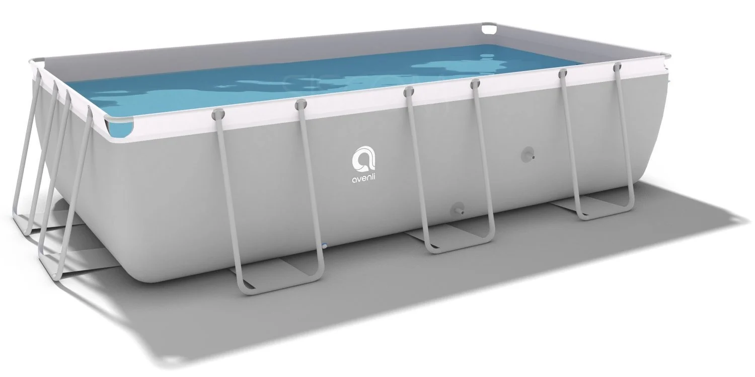 Avenli Ovanmarkspool 400 X 200 X 99 Cm Med Filterpump - Komplett Set