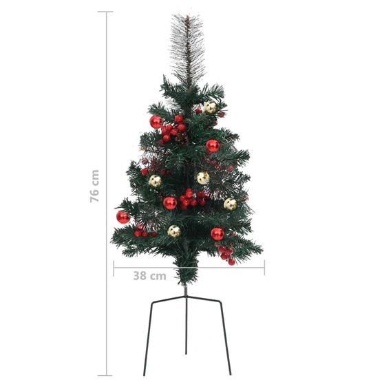 Konstgjorda Julgranar 2 St 76 Cm Pvc