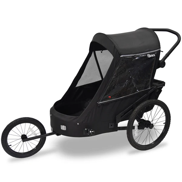 Wike - Cykelvagn Dubbel Premium Extra Suspension (jogging + Stroller ...